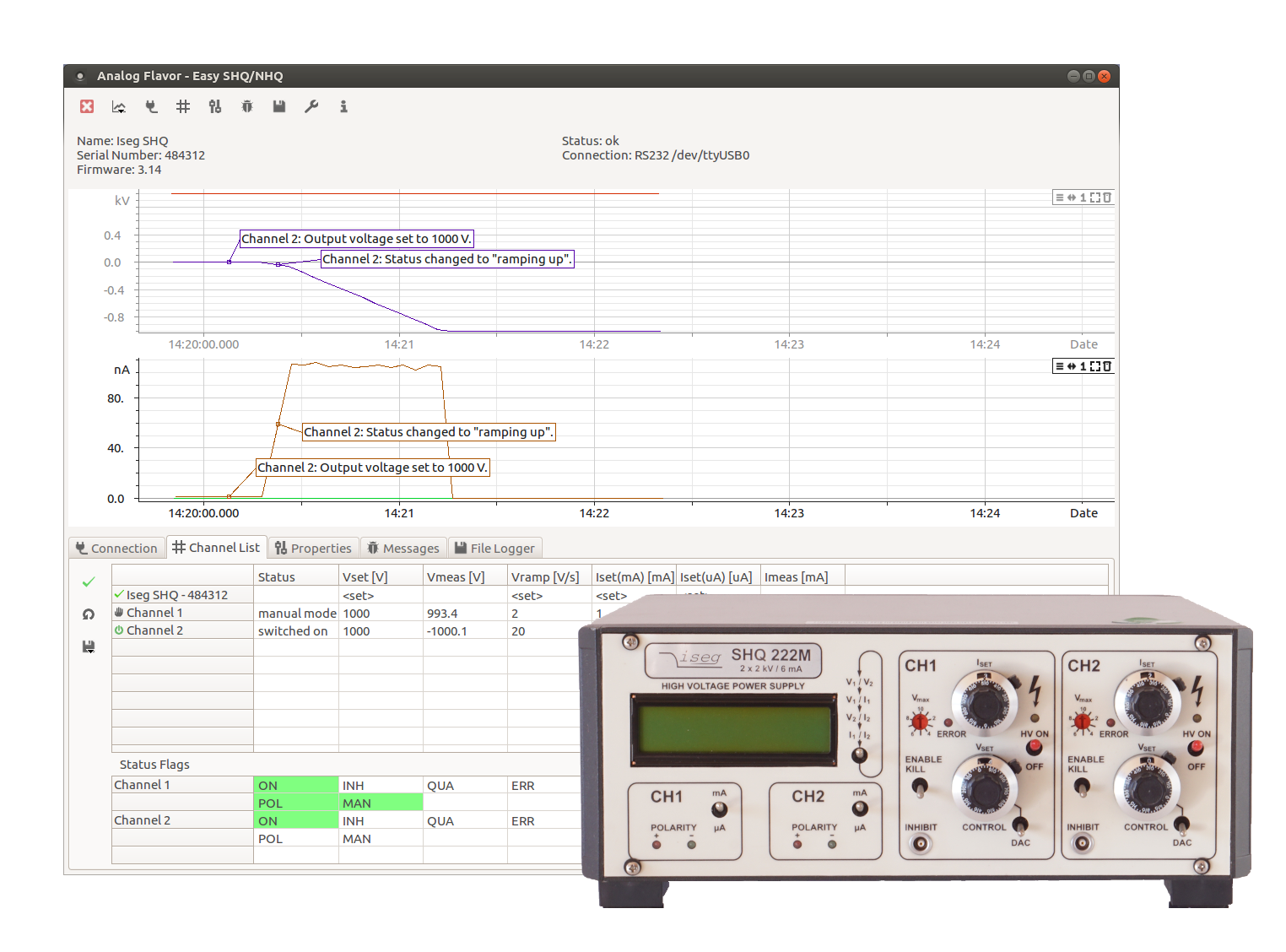 Iseg NHQ/SHQ Control - Analog Flavor