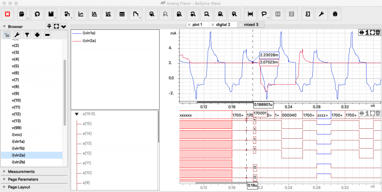Mixed-Signal Waveform Viewer - Analog Flavor